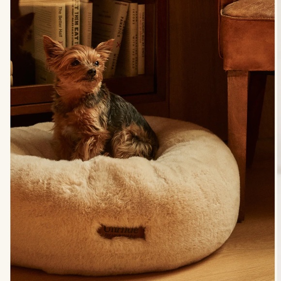 UnHide | Dog | Unhide Floof Donut Bed Size Small Color Beige Bear ...
